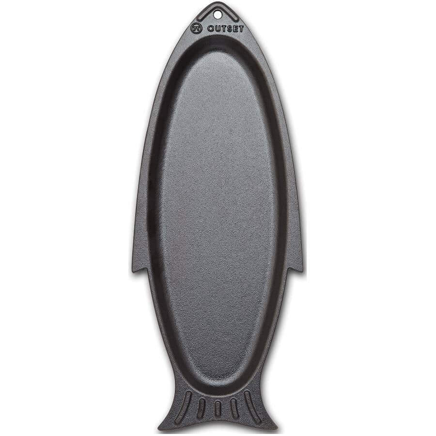 OUTSET Cast Iron Fish Grill Pan | Home Hardware