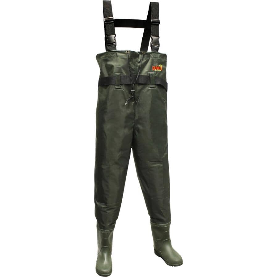BUSHLINE Size 10 Rubber Chest Wader | Home Hardware