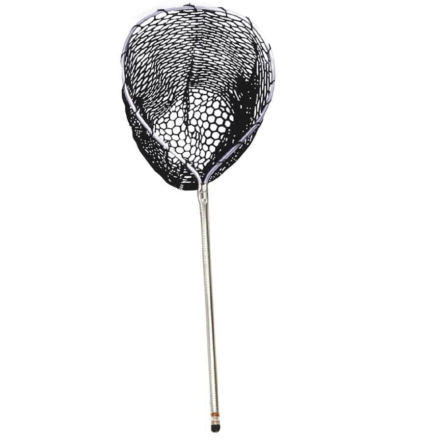 LUCKY STRIKE 18" x 22" Black Rubber handle Fishing Net | Home Hardware