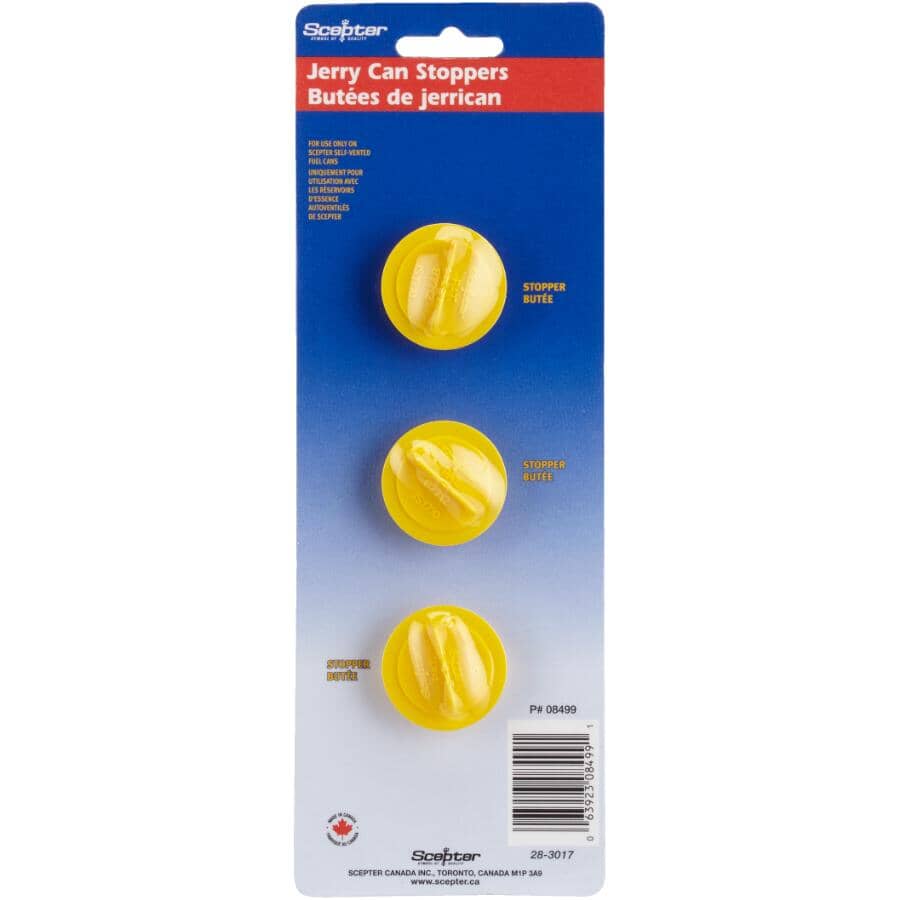 SCEPTER Jerry Can Gas Stoppers - 3 Pack | Home Hardware