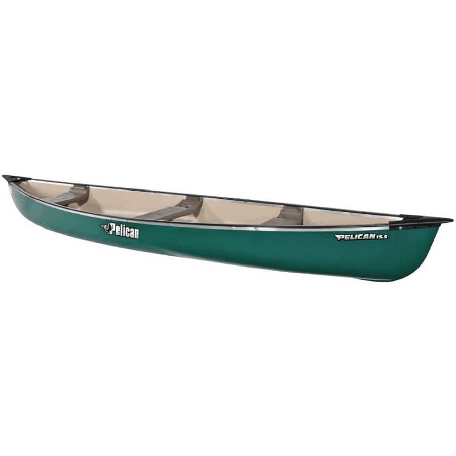 PELICAN 15' 3 Seat Canoe - Green | Home Hardware