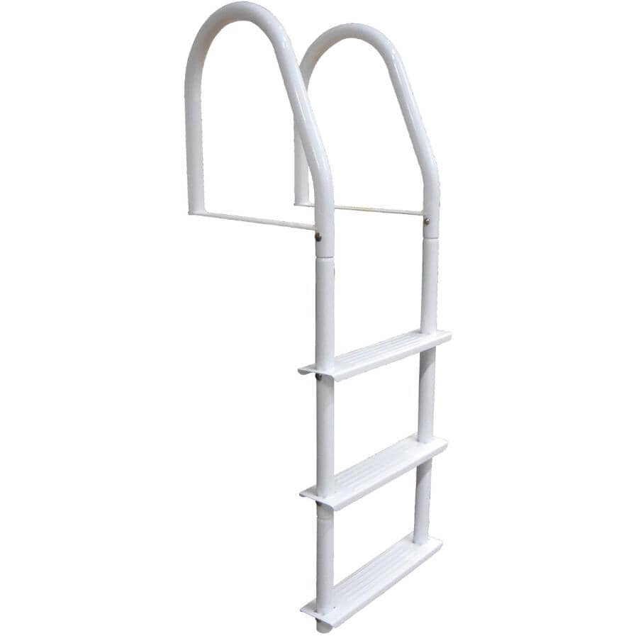 DOCK EDGE + INC 3 Step White Dock Ladder | Home Hardware