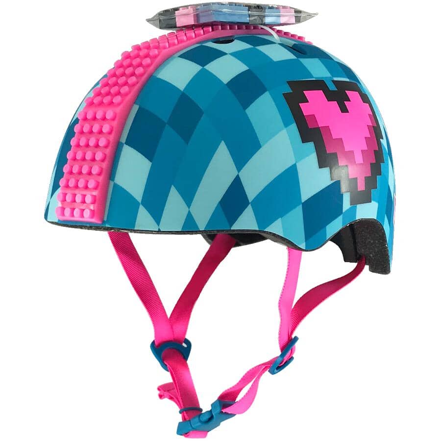 BELL Raskullz Block Hawk Blue Heart Childs Helmet | Home Hardware