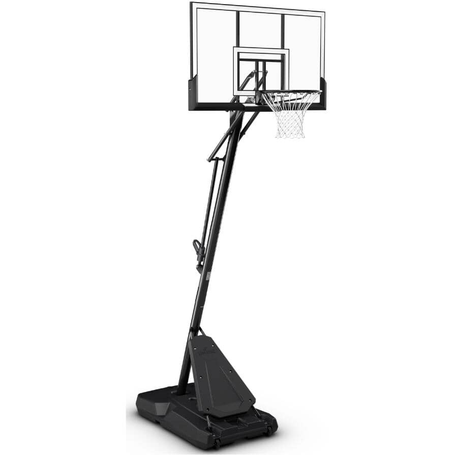 SPALDING Hercules 52" Portable Acrylic Pro Glide Advanced Basketball ...