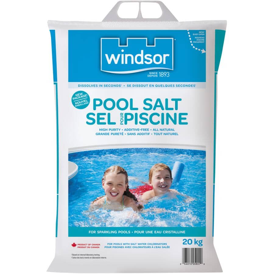 WINDSOR SALT Pool Salt - 20 kg | Home Hardware