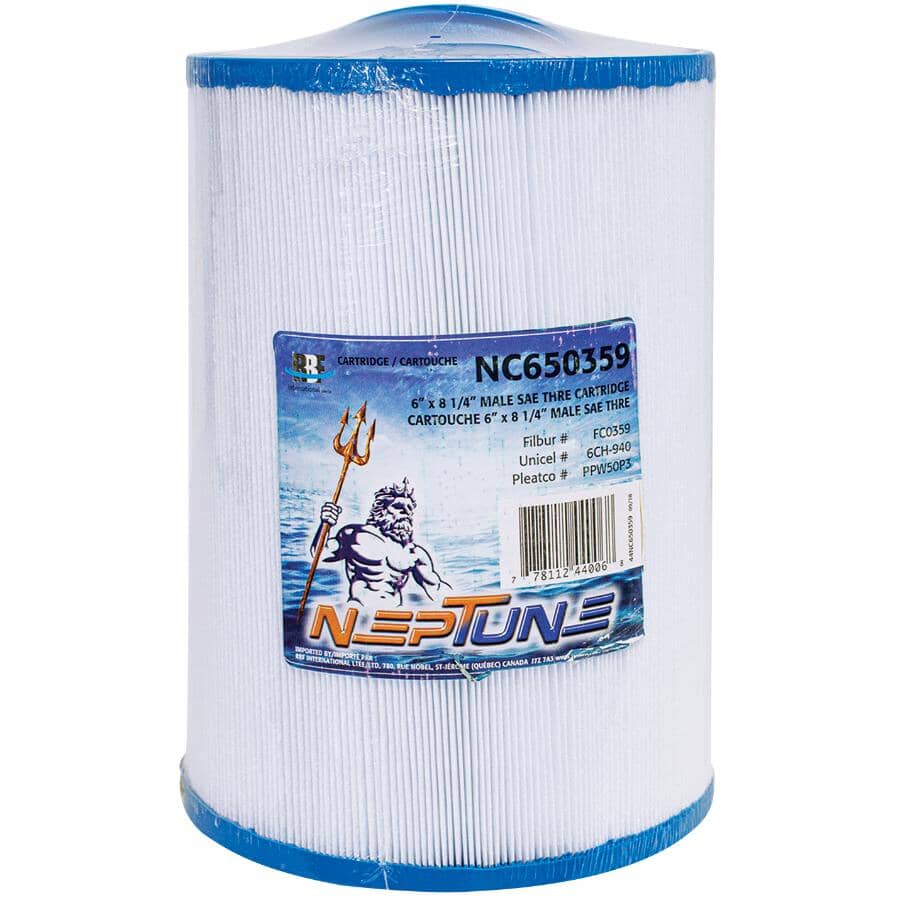 NEPTUNE 6" x 8-1/4" Diameter Spa Filter Cartridge | Home Hardware