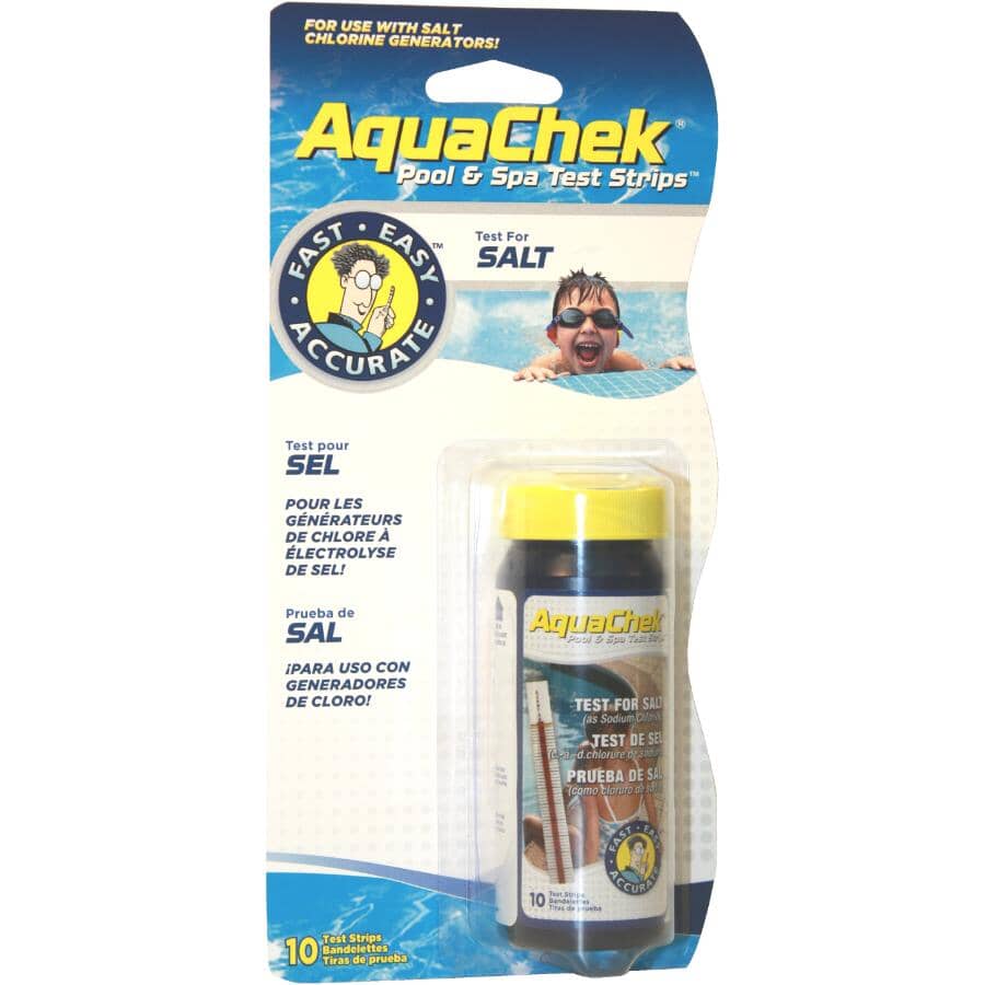 AQUACHEK Spa / Pool Salt Test Strips | Home Hardware