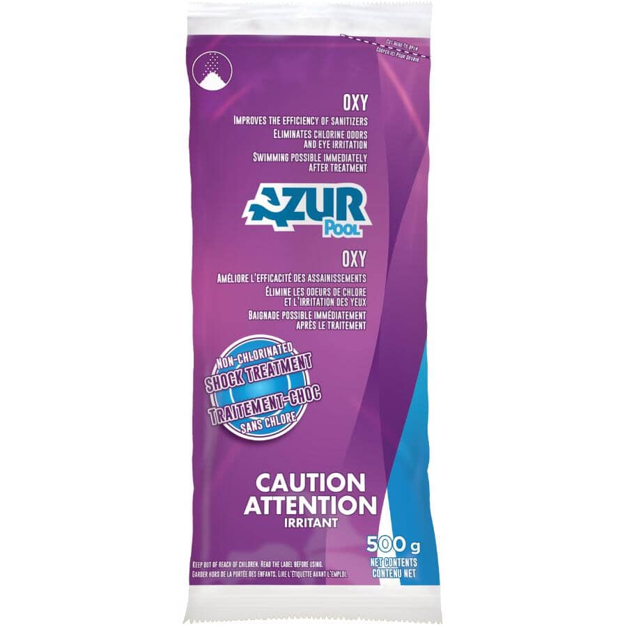 AZUR POOL 500G Oxy Chlorine Free Shock Treatment | Home Hardware