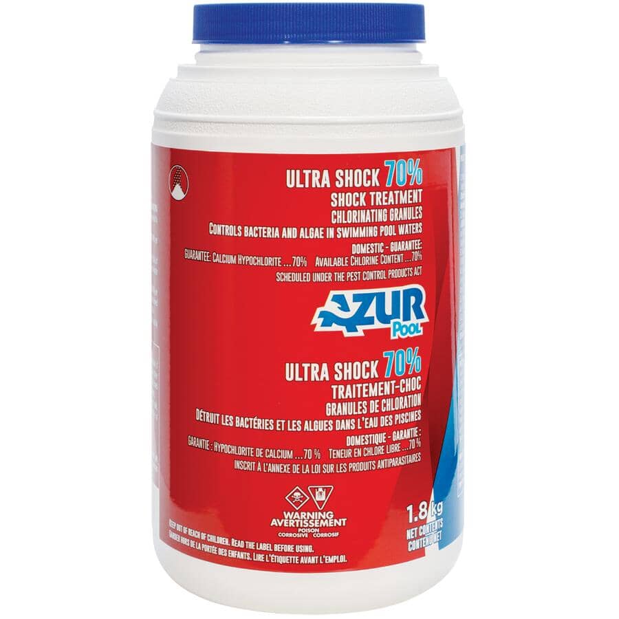 AZUR POOL 1.8kg Granular Ultra 70% Pool Shock | Home Hardware