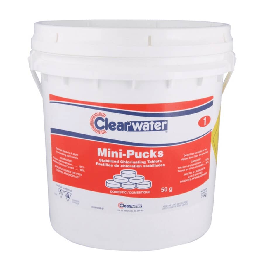 Clearwater 7kg 2" Mini Pool Chlorine Pucks | Home Hardware