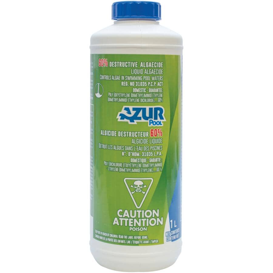 AZUR POOL 1L 60% Pool Destructive Algaecide | Home Hardware