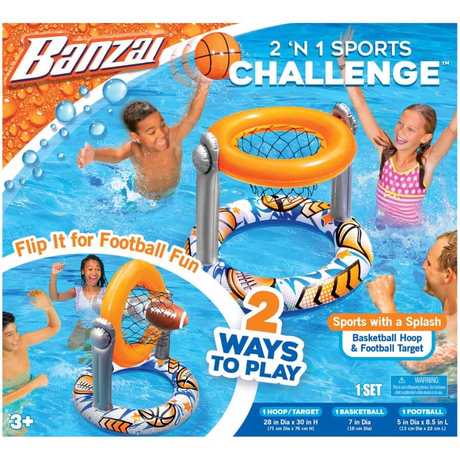 BANZAI 2-in-1 Sports Challenge Water Toy | Home Hardware
