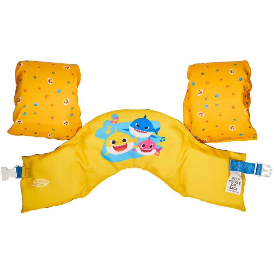 SWIMWAYS Baby Shark Puddle Jumper Life Jacket | Home Hardware