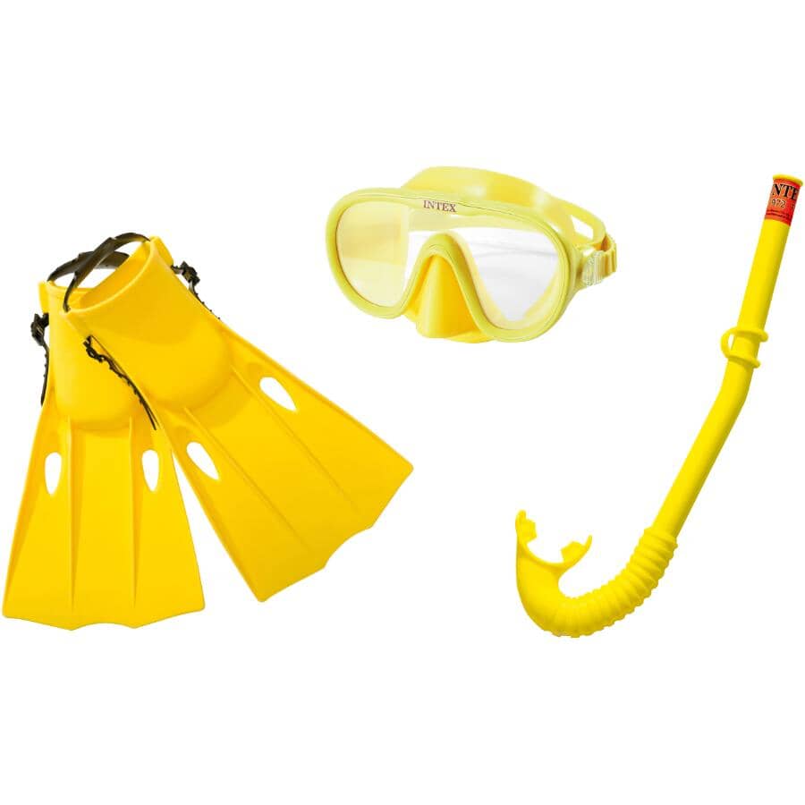 Intex Kid's Master Class Mask, Fin and Snorkel Set | Home Hardware