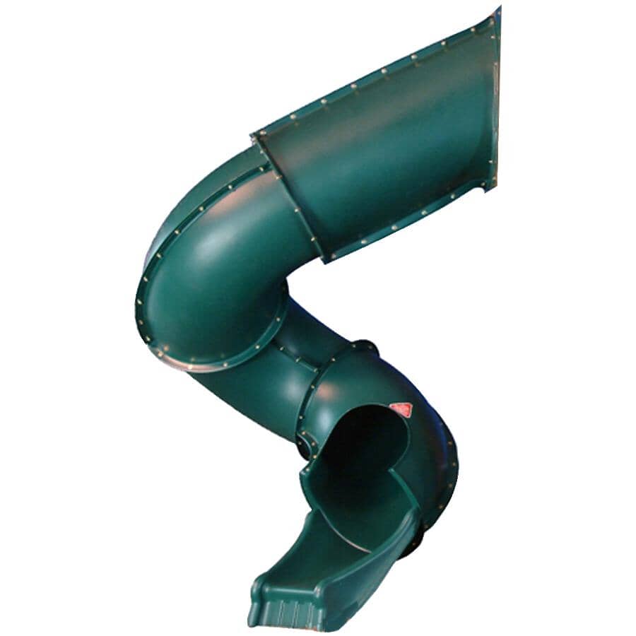SWING-N-SLIDE Green Turbo Tube Slide, for 7' Deck | Home Hardware