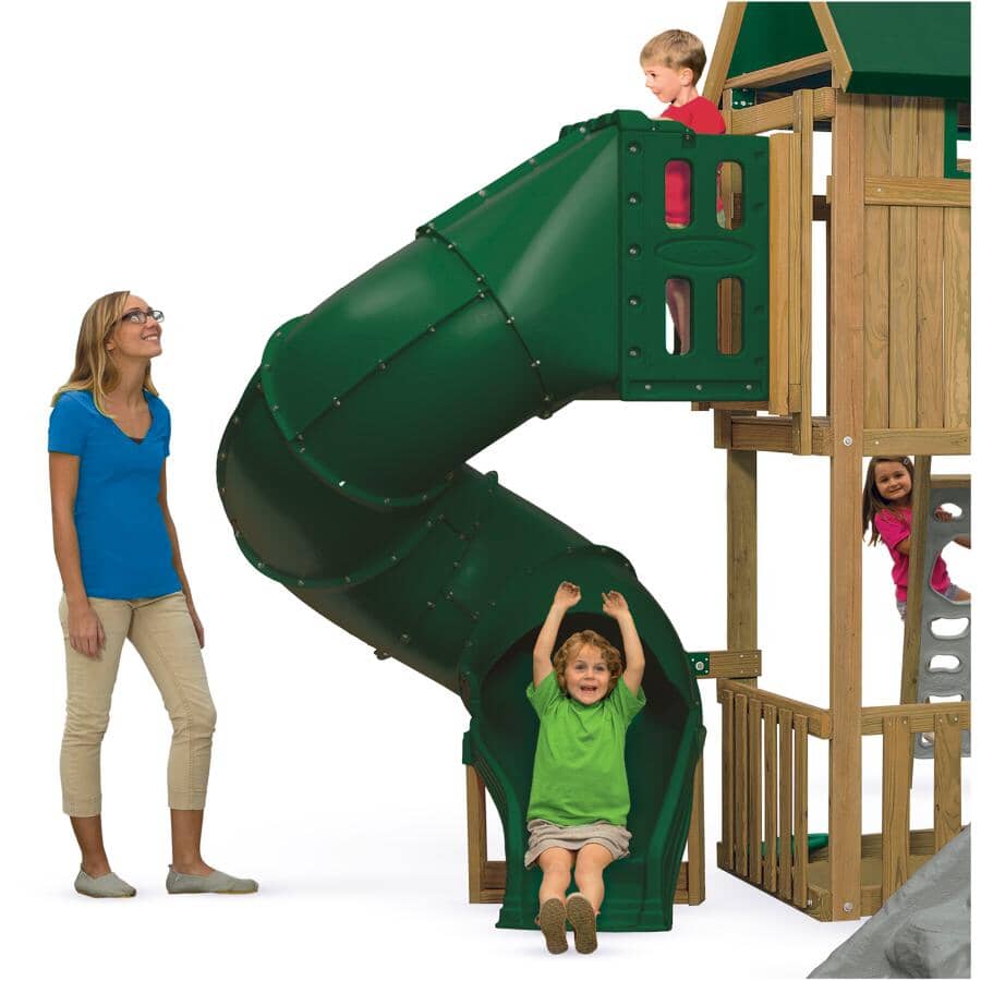 PLAYSTAR Spiral Tube Slide for 4' or 5' Deck | Home Hardware