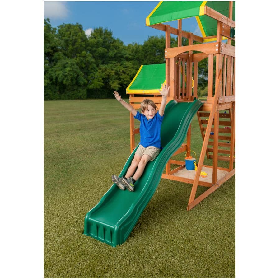 CREATIVE CEDAR DESIGNS Woodlands Wooden Play Fort Kit | Home Hardware