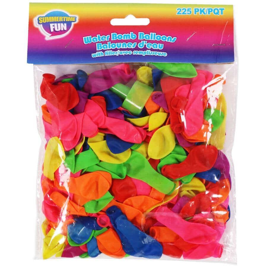 SUMMERTIME FUN 225 Pack Water Bomb Balloons | Home Hardware