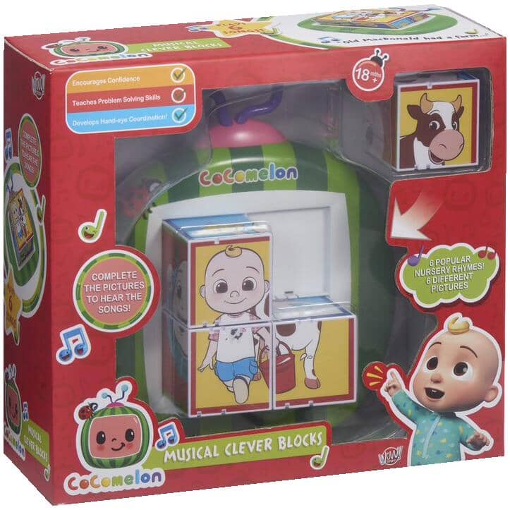 Cocomelon Musical Clever Blocks Playset | Home Hardware