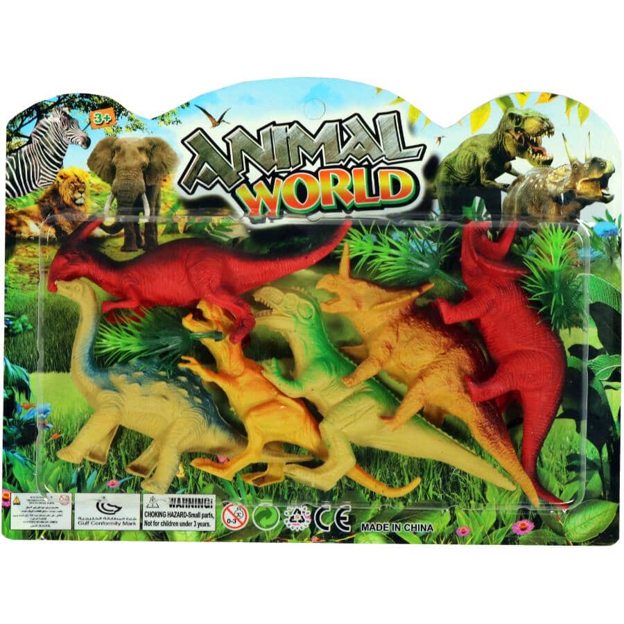 Dinosaur Figures 5.5" - Assorted 6pc | Home Hardware