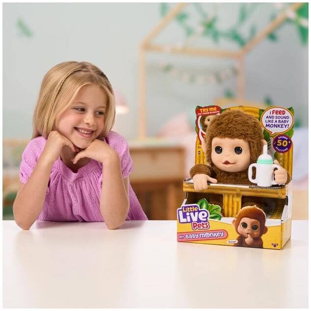 MOOSE Little Live Pets My Baby Monkey | Home Hardware