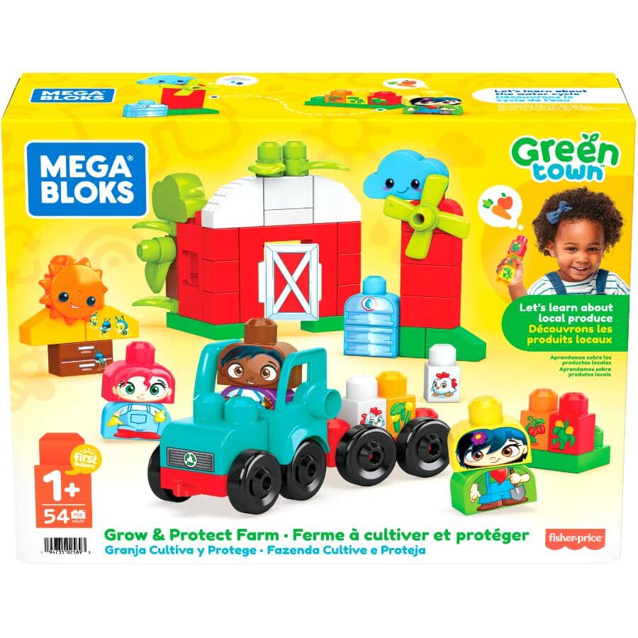 MEGA BLOKS Grow & Protect Farm Building Set | Home Hardware