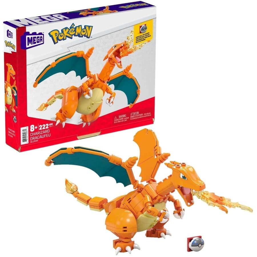 MEGA BLOKS Construx Pokemon Charizard Building Set | Home Hardware