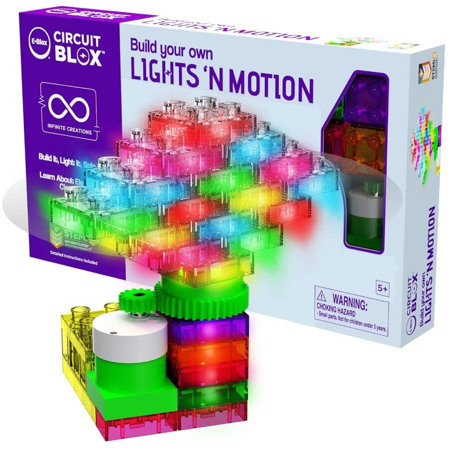 E-BLOX Build Your Own Lights'N Motion Building Set | Home Hardware