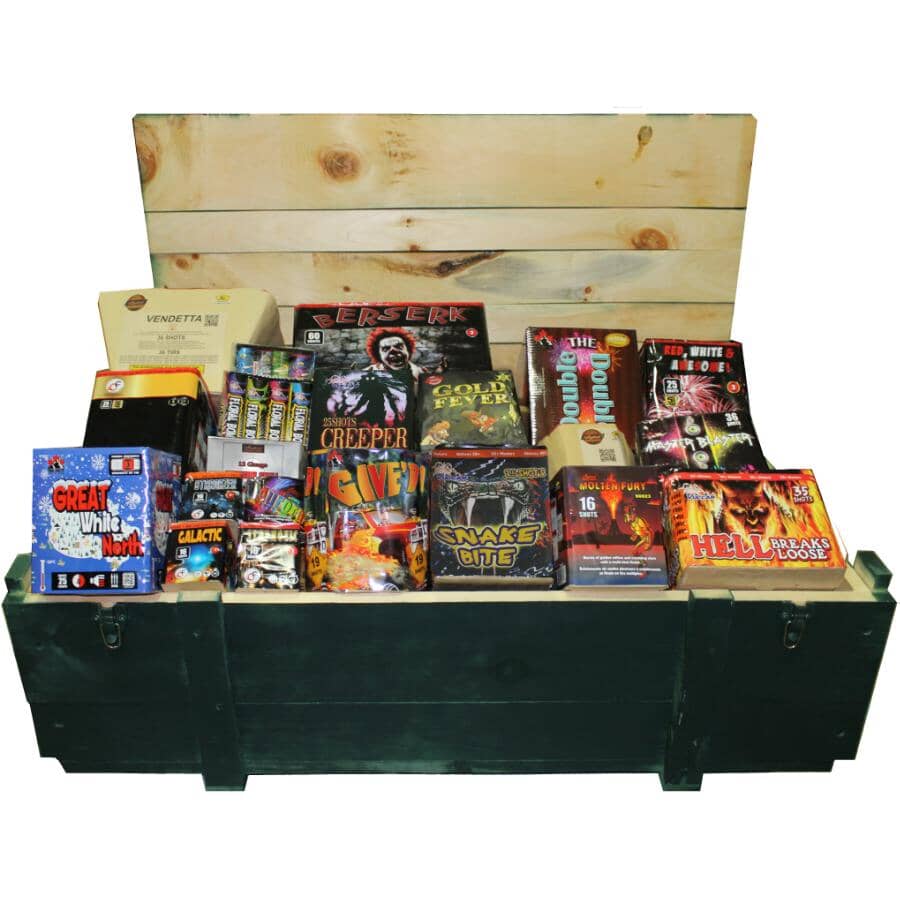 BLAST-OFF FIREWORKS Ammunition Crate Fireworks | Home Hardware