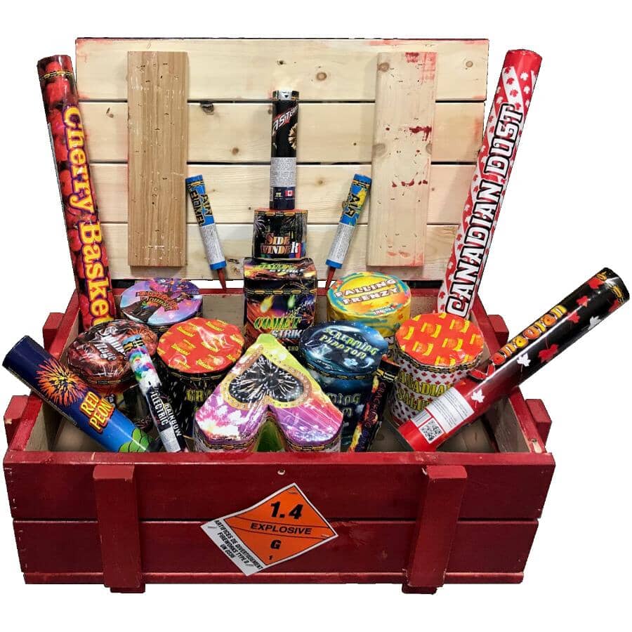 BLAST-OFF FIREWORKS Rock on Canada Crate Fireworks | Home Hardware