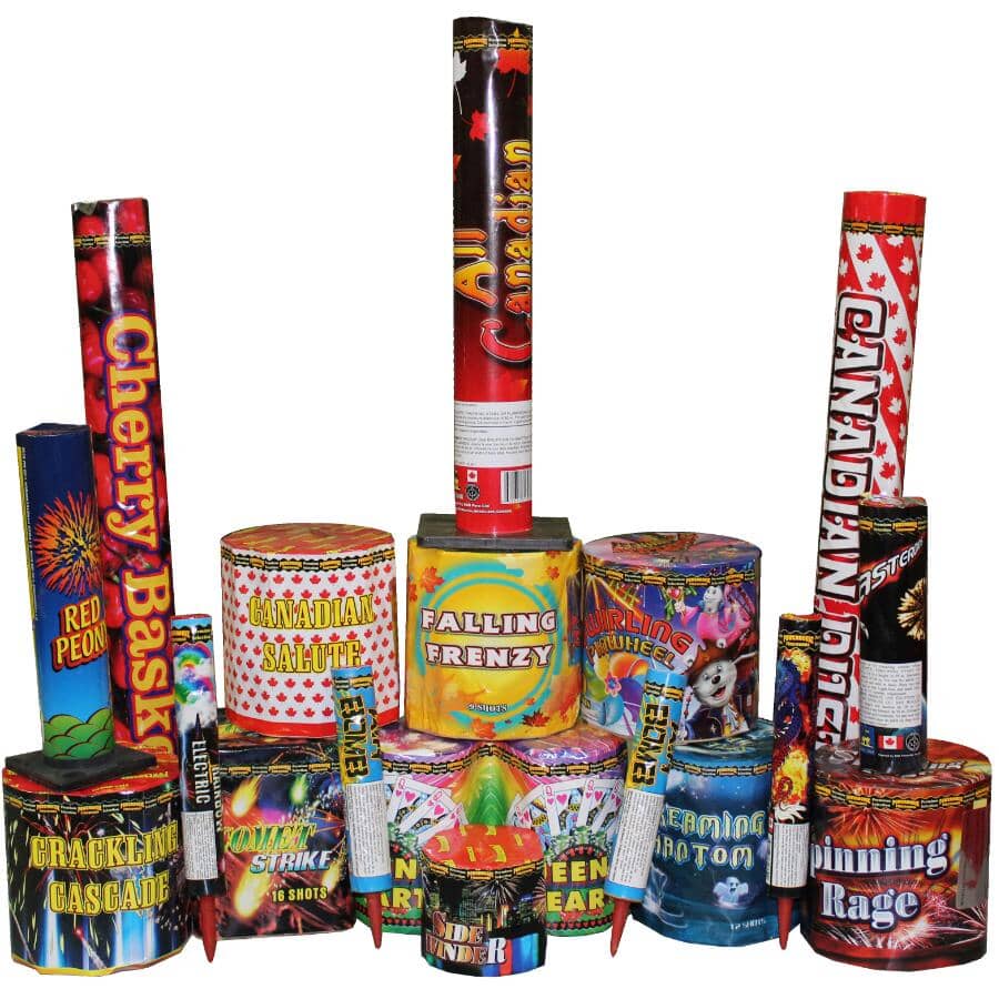 BLAST-OFF FIREWORKS Rock on Canada Crate Fireworks | Home Hardware
