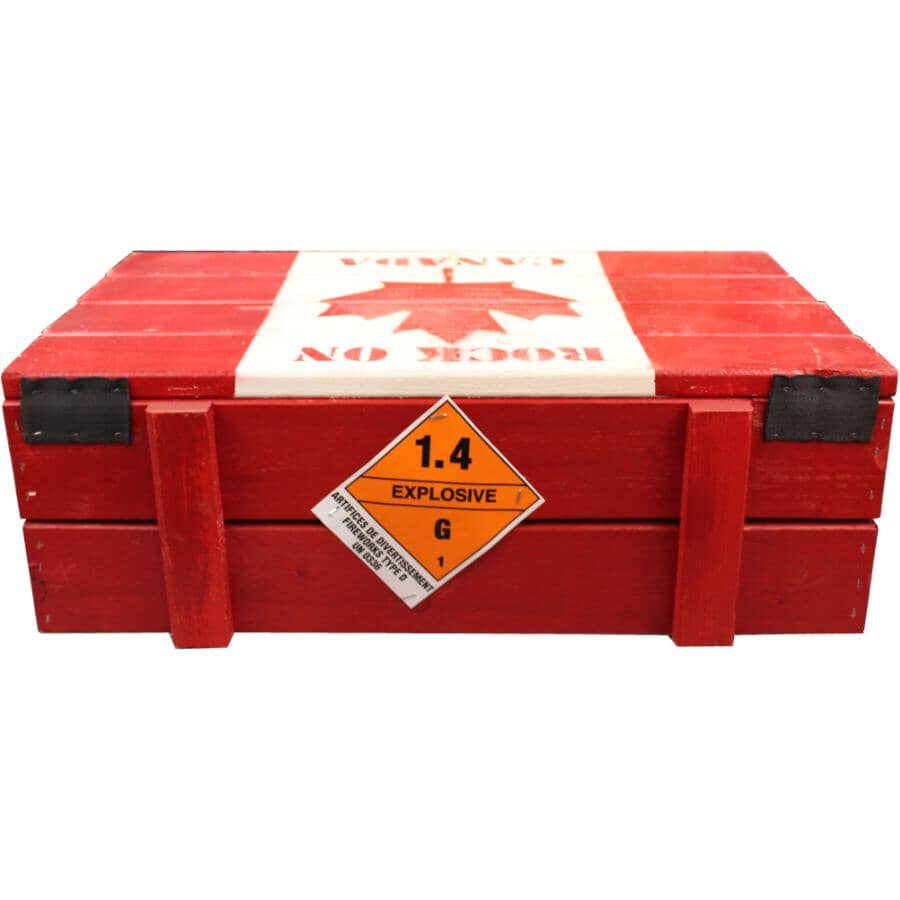 BLAST-OFF FIREWORKS Rock on Canada Crate Fireworks | Home Hardware