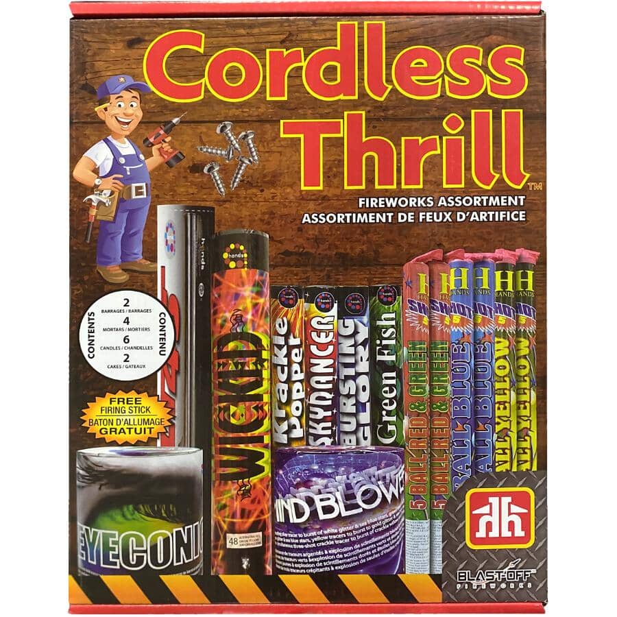BLAST-OFF FIREWORKS Feux d'artifice Cordless Thrill, 14 pièces | Home ...