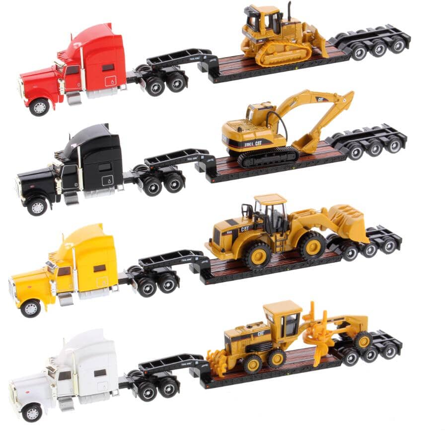 CAT Metal Contruction Vehicle with Lowboy Trailer | Home Hardware