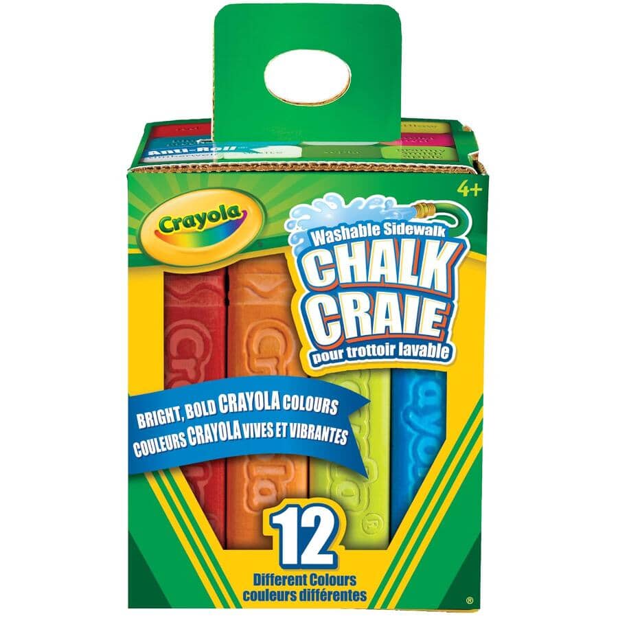 CRAYOLA Sidewalk Chalk - 12 Pack | Home Hardware