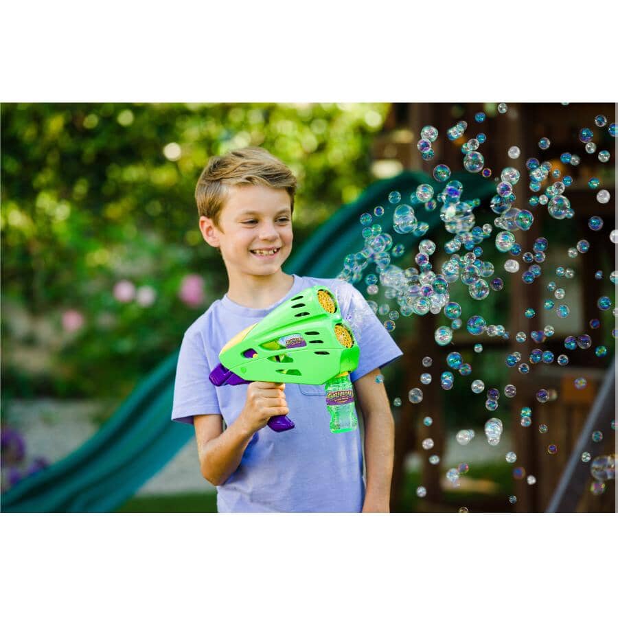 FUNRISE 2-in1 Gazillion Double Bubble Blaster with 2 x 118 ml Bubble ...
