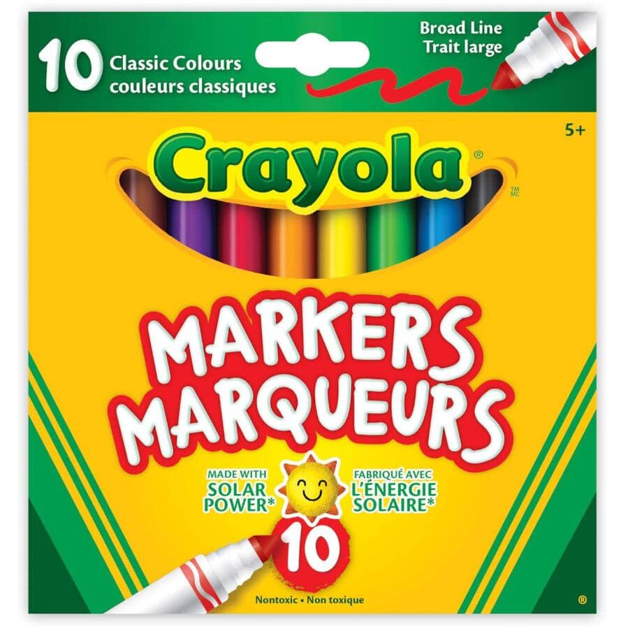 CRAYOLA Broad Line Classic Markers | Home Hardware