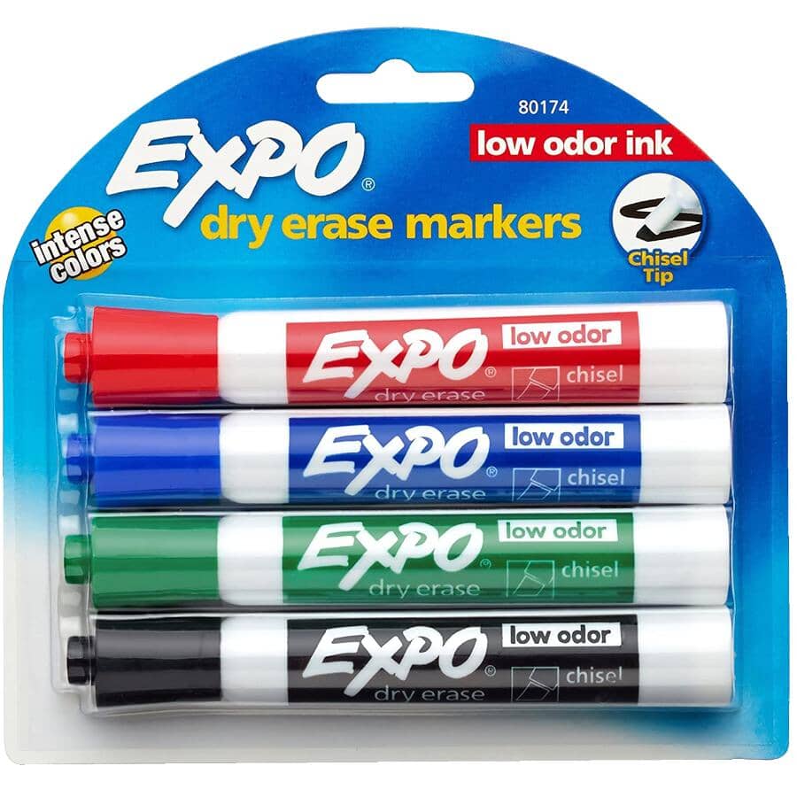 EXPO Chisel Tip Dry Erase Markers | Home Hardware
