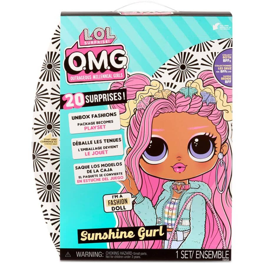 LOL SURPRISE! L.O.L. Surprise! OMG Doll Series 5 - Style 1 Assorted ...