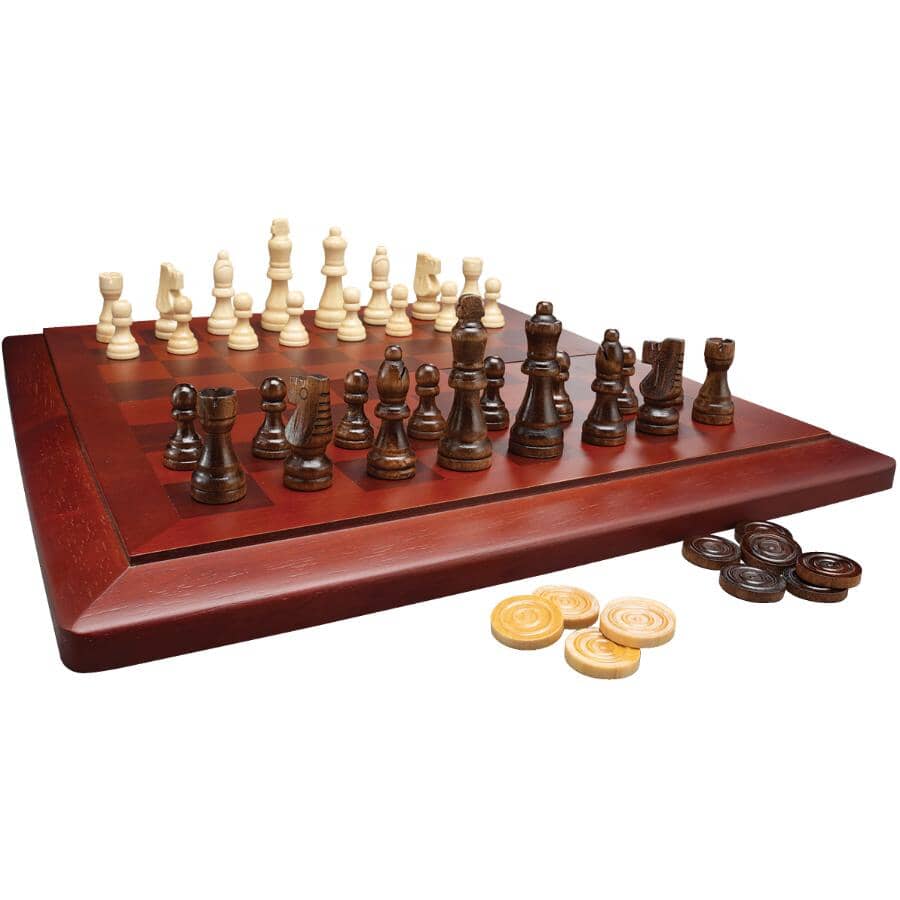 SPIN MASTER Deluxe Chess & Checkers Board Game | Home Hardware