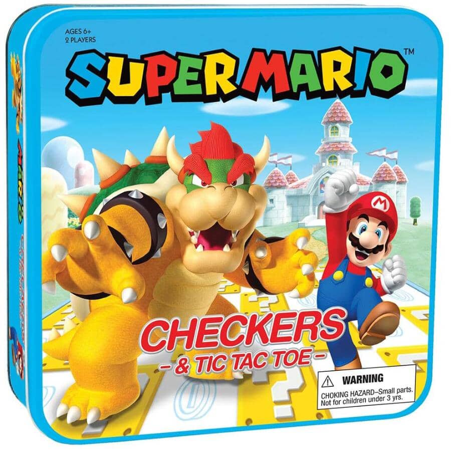 USAOPOLY Super Mario Checkers and Tic Tac Toe Game | Home Hardware
