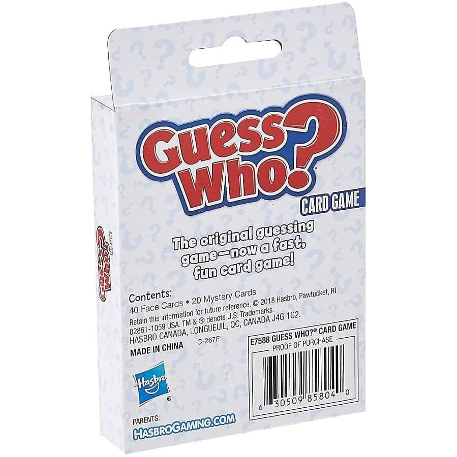 HASBRO Guess Who Card Game | Home Hardware