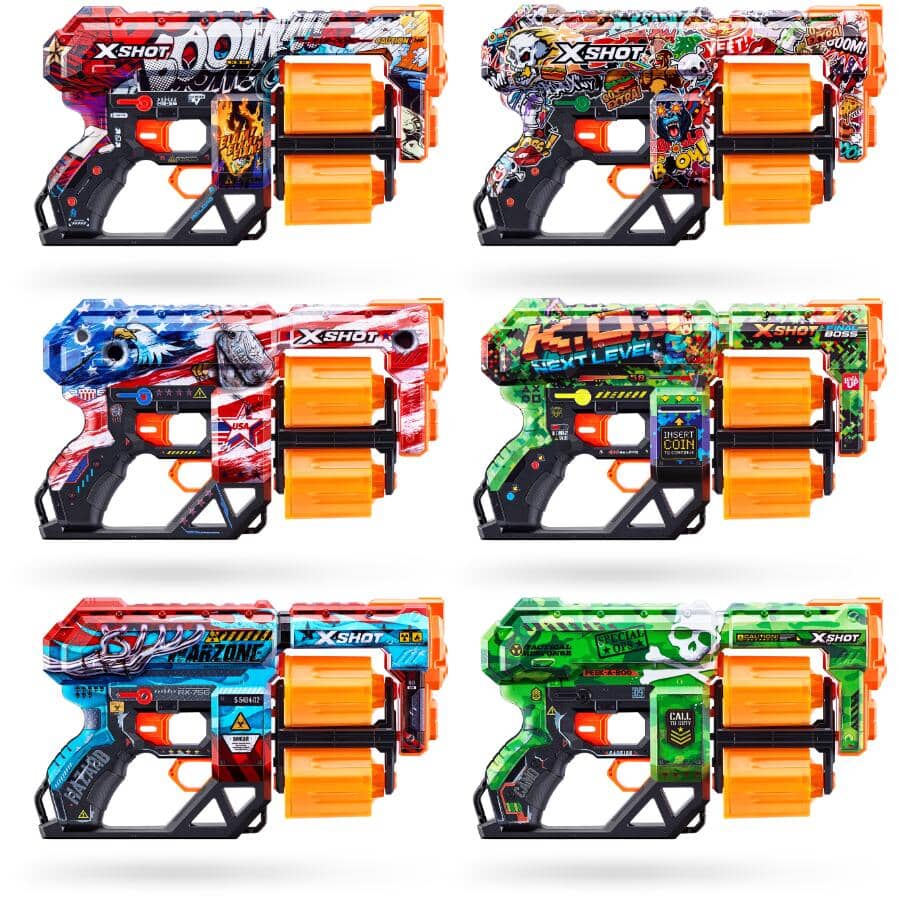 ZURU X-Shot Skins Dread with 12 Darts | Home Hardware