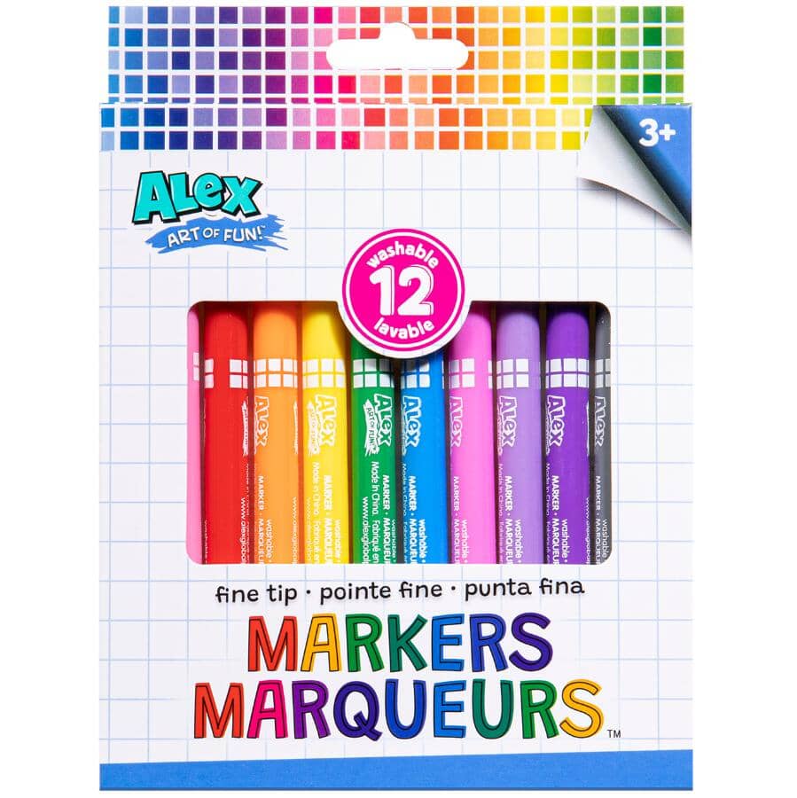 ALEX Art of Fun Fine Tip Markers | Home Hardware