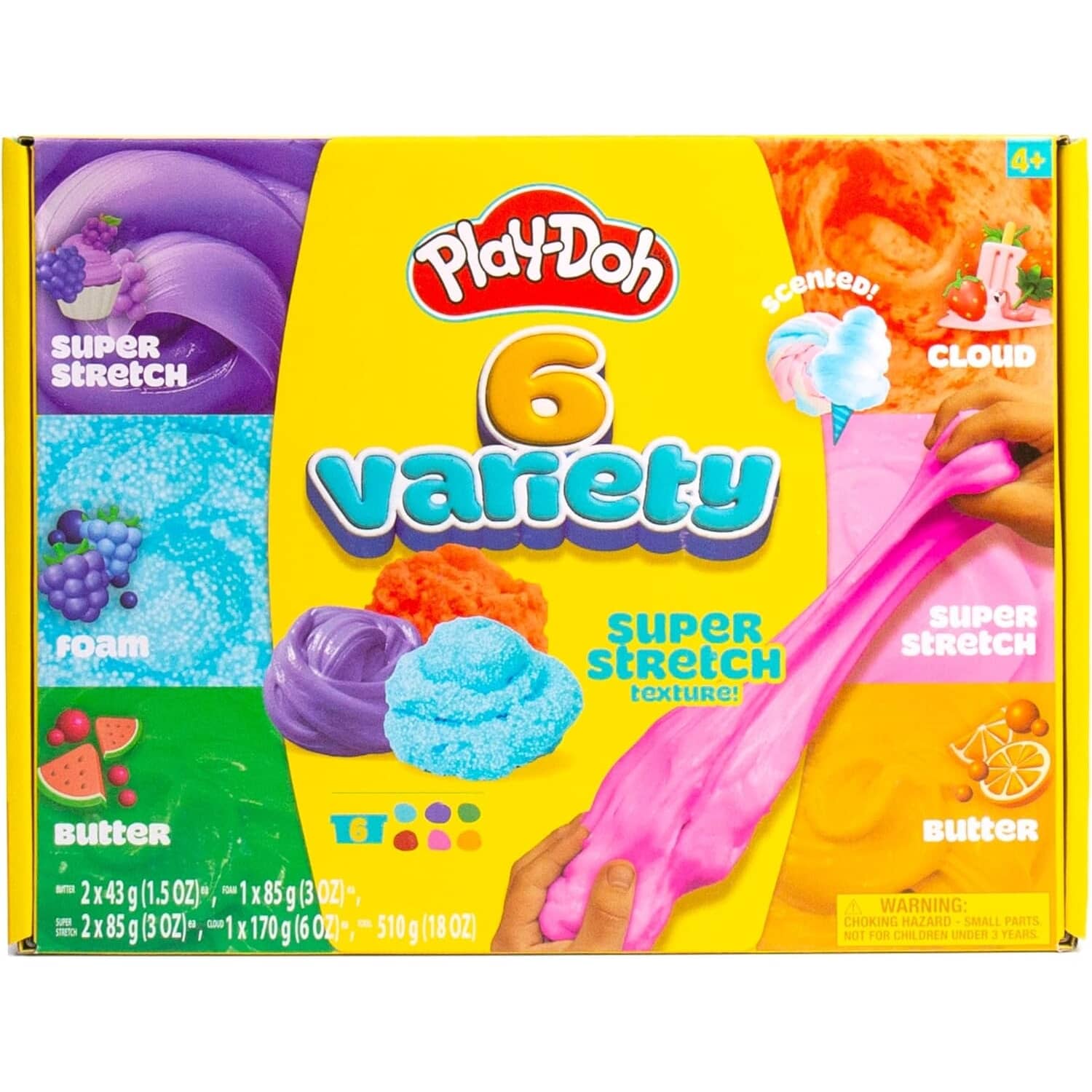 HASBRO Play-Doh Super Stretch - 6 Pack | Home Hardware