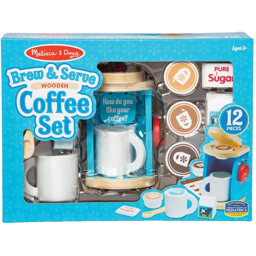 MELISSA & DOUG Wooden Brew and Serve Coffee Set | Home Hardware