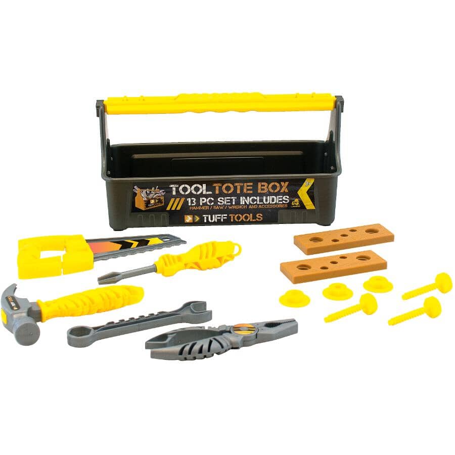 LANARD 13 Piece Tuff Tools Tote Box | Home Hardware