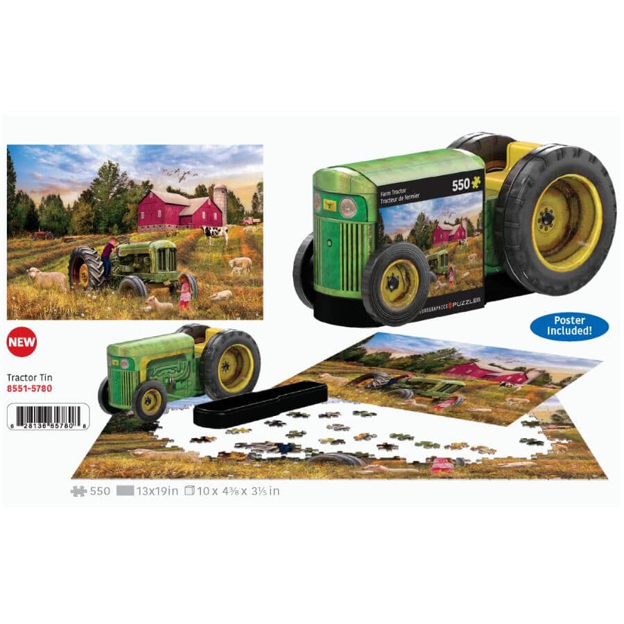 EUROGRAPHICS 550 Piece Tin Tractor Kids Puzzle | Home Hardware