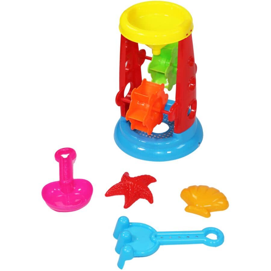 PK TOYS 5 Piece Beach Toy - Watermill | Home Hardware