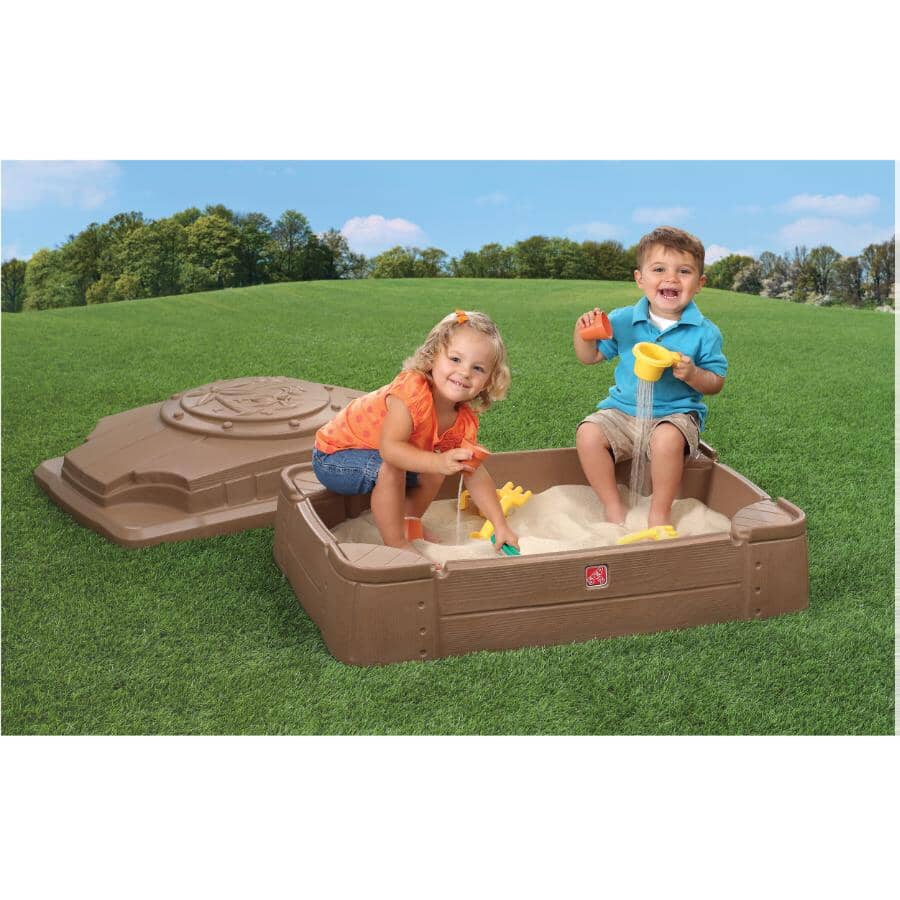 STEP 2 Brown Play and Store Sandbox | Home Hardware